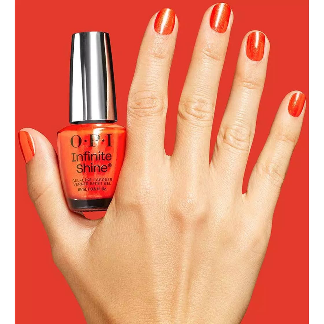 OPI Infinite Shine Shock Em Orange | Nordicfeel