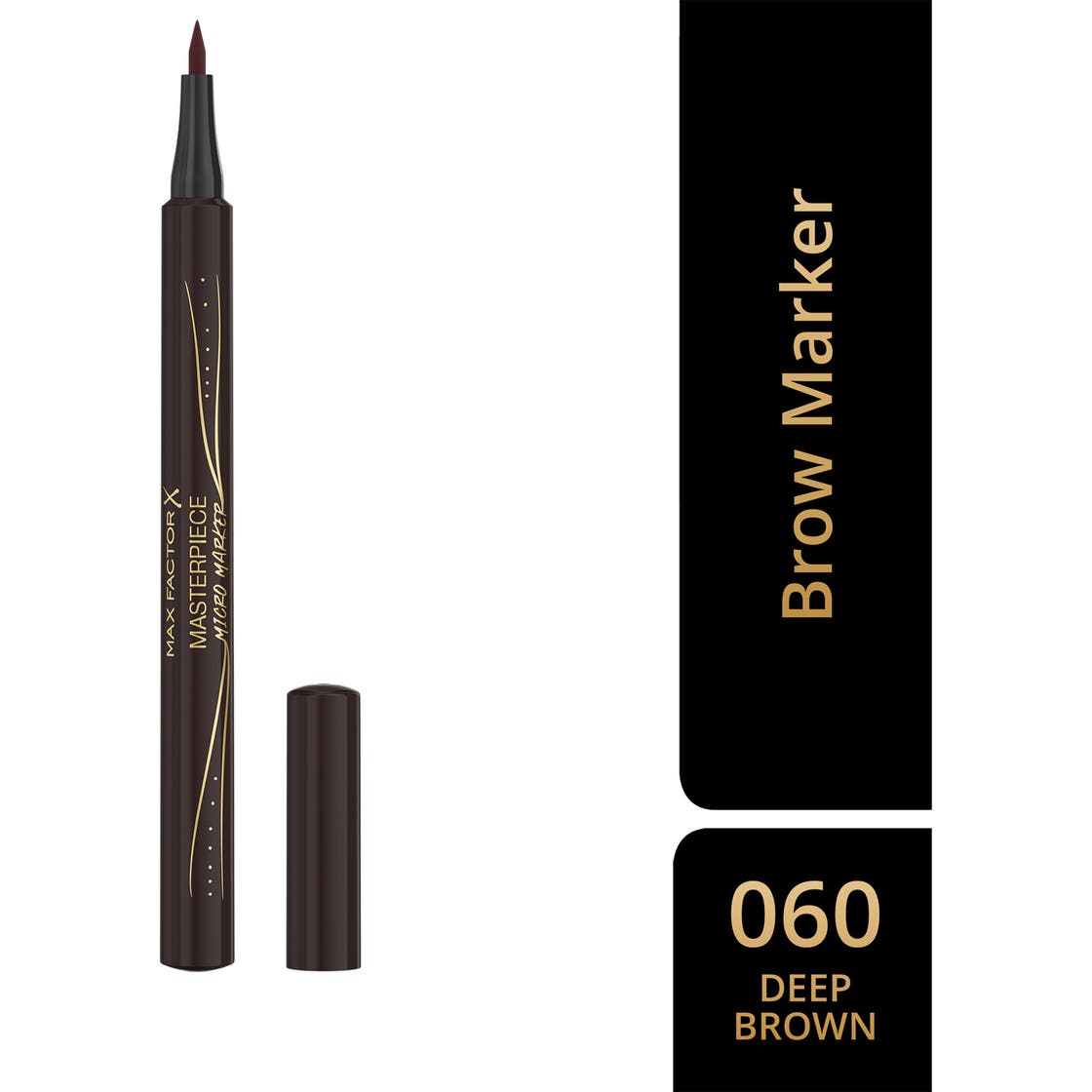 Max Factor Masterpiece Micro Marker Brow Pencil 60 Deep Brown | NordicFeel