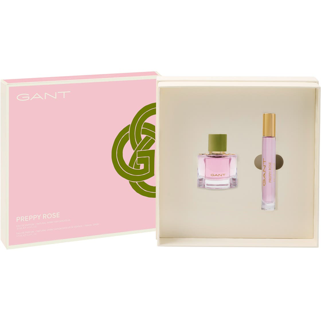 GANT Preppy Rose Gift Set Eau de Parfum 30 ml + Travel Spray 9,5 ml 1 ...
