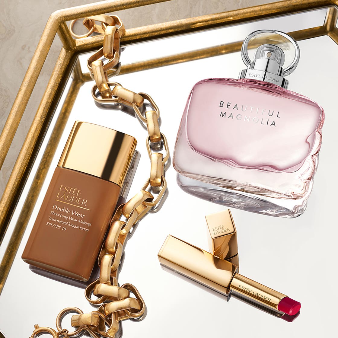 Estée Lauder Double Wear Sheer Long Wear Makeup SPF20 4N1 Shell Beige ...