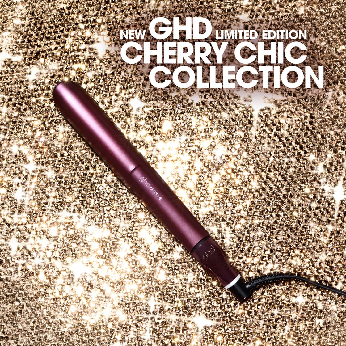 ghd Chronos Limited Edition Gift Set Hair Straightener in Cherry Chic 1 ...