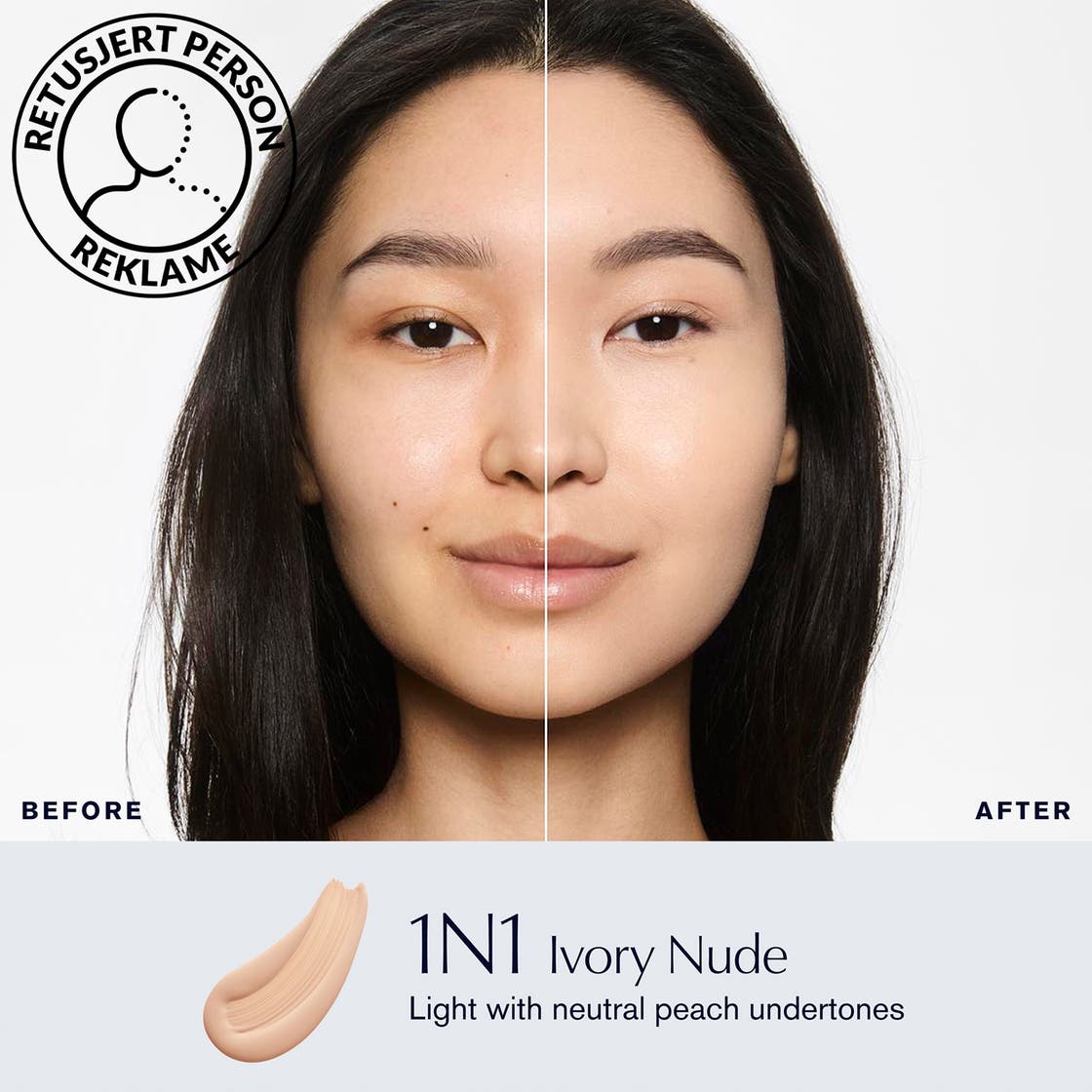 Estée Lauder Double Wear Stay-In-Place Makeup SPF10 1N1 Ivory Nude ...