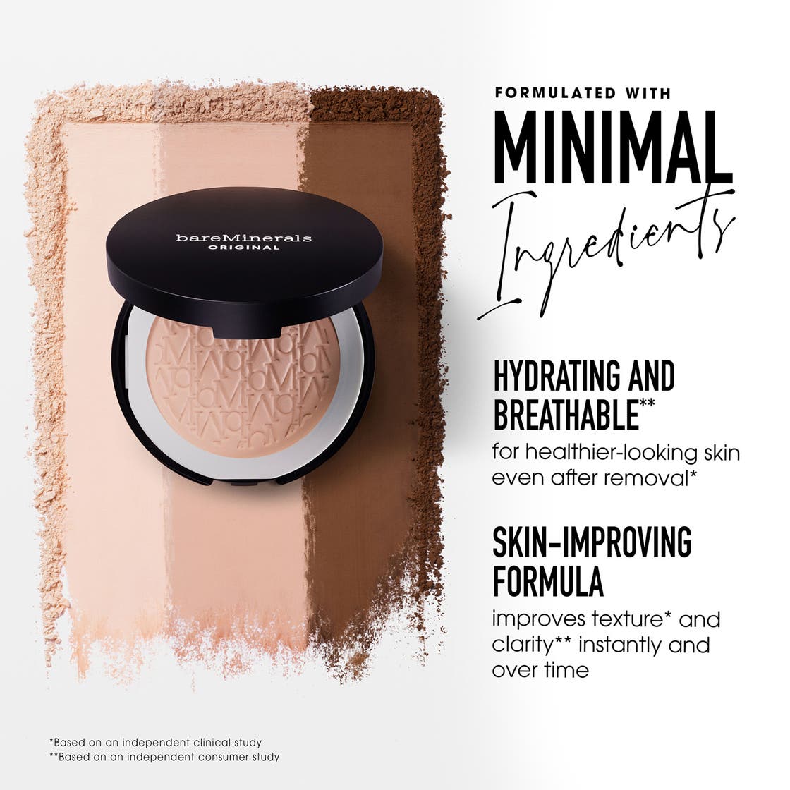bareMinerals Original Pressed Powder Foundation Warm Dark 26 | Nordicfeel